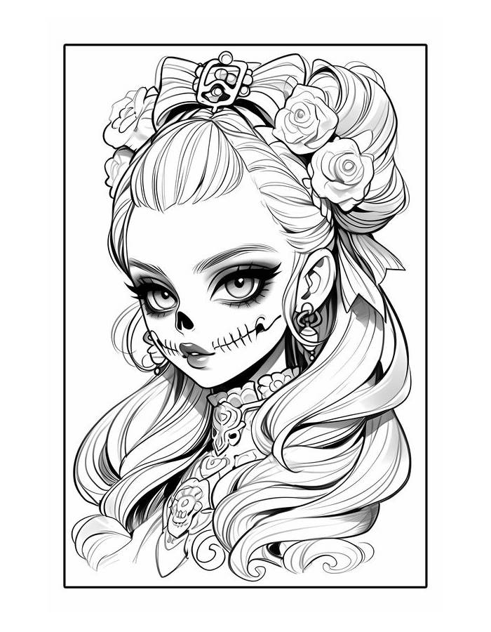 Horror Coloring Pages Free Printable PDF 