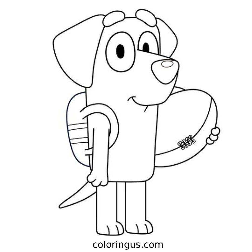 Bluey And Bingo Coloring Page Bluey And Bingo Coloring Page