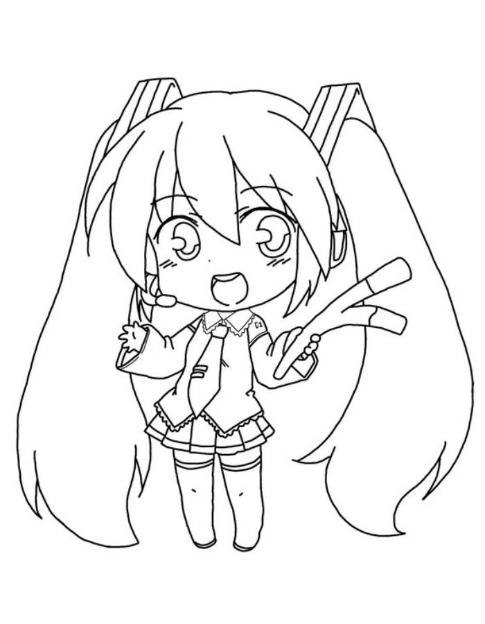 Chibi Coloring Pages (Free Printable PDF)