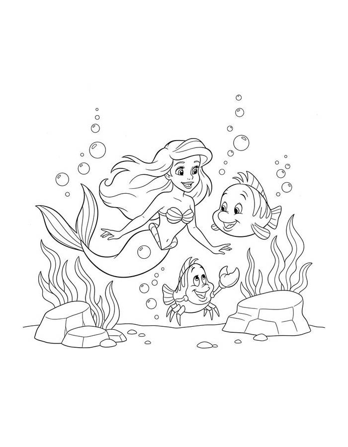 Swimming Coloring Pages (Free Printable PDF)