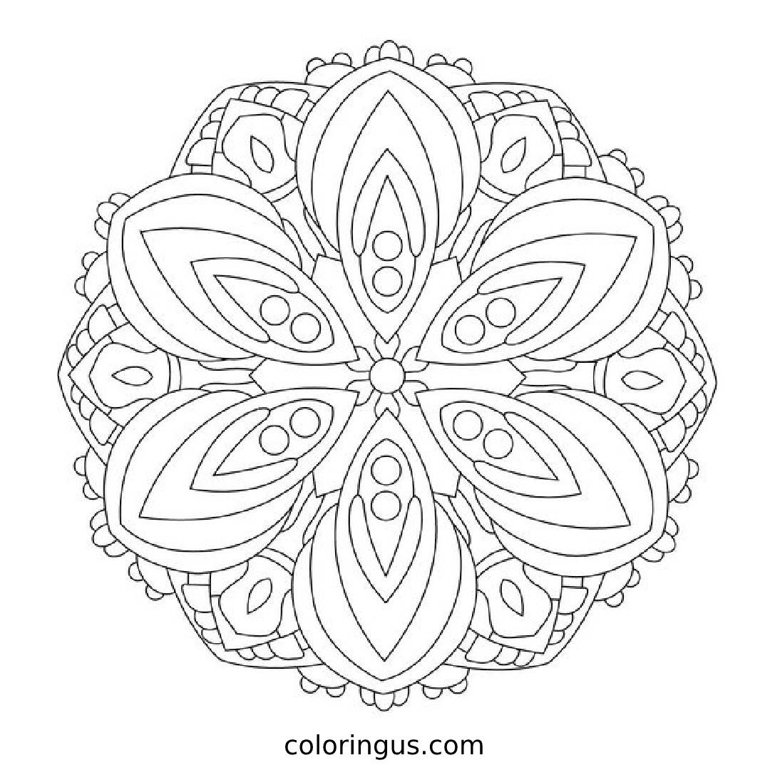 Mandala Coloring Pages Free Printable PDF Mandala Coloring Pages Free Printable PDF