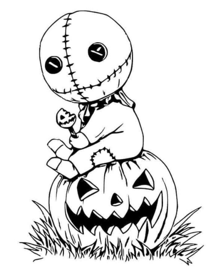 Horror Coloring Pages Free Printable PDF Horror Coloring Pages Free Printable PDF