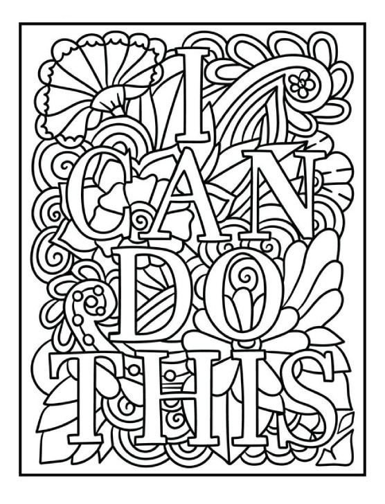 Stress Relief Coloring Pages (Free Printable PDF)