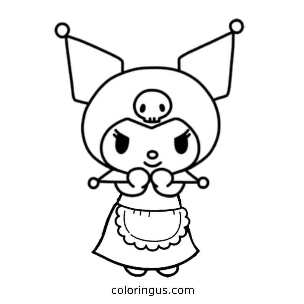Kuromi Coloring Pages Free Printable PDF Kuromi Coloring Pages Free Printable PDF