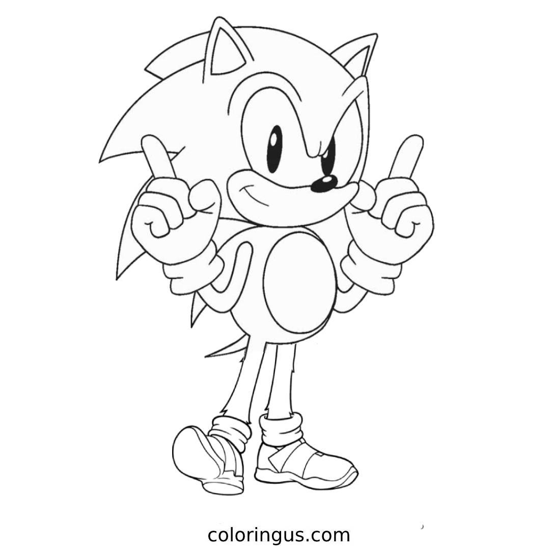 Sonic Prime Coloring Page Coloring Us